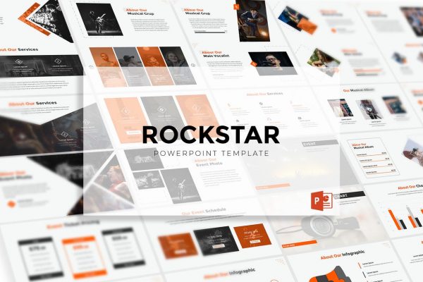 Rockstar Powerpoint模板 - 云典网